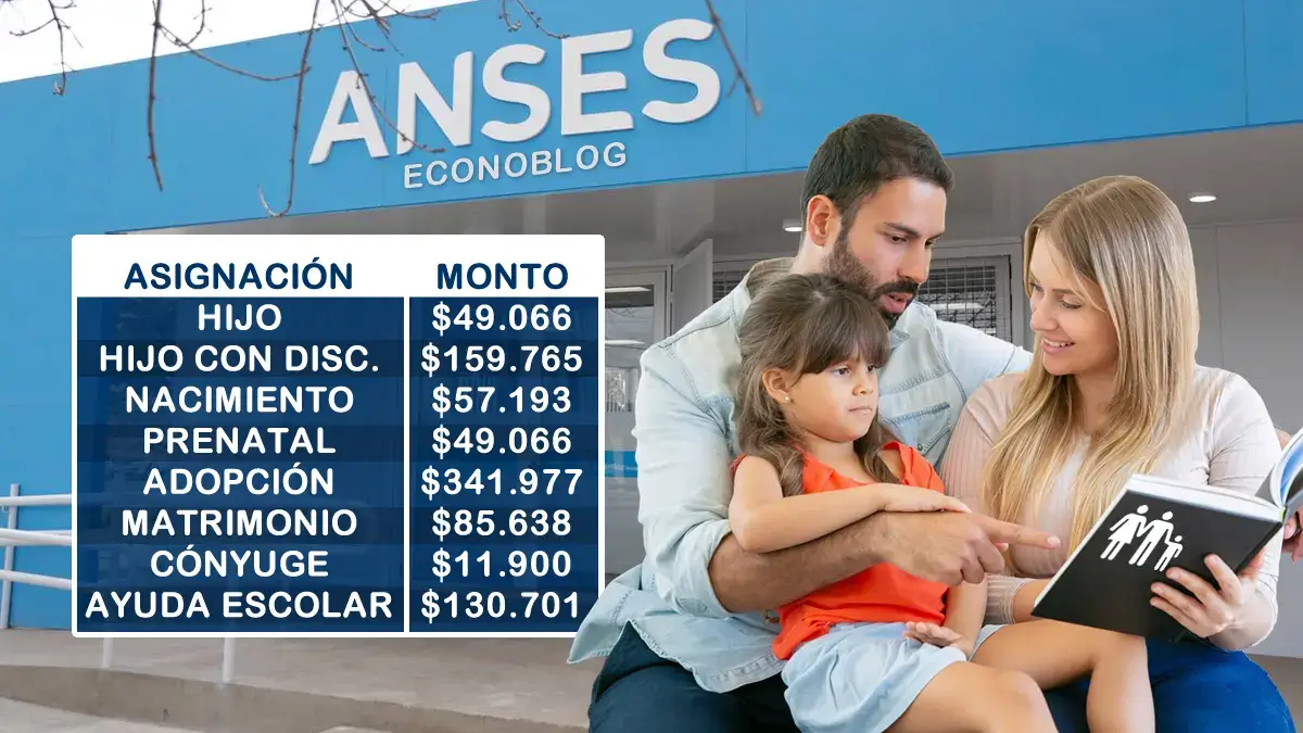 Nuevos montos del SUAF con suba del 2,7% de Anses para febrero