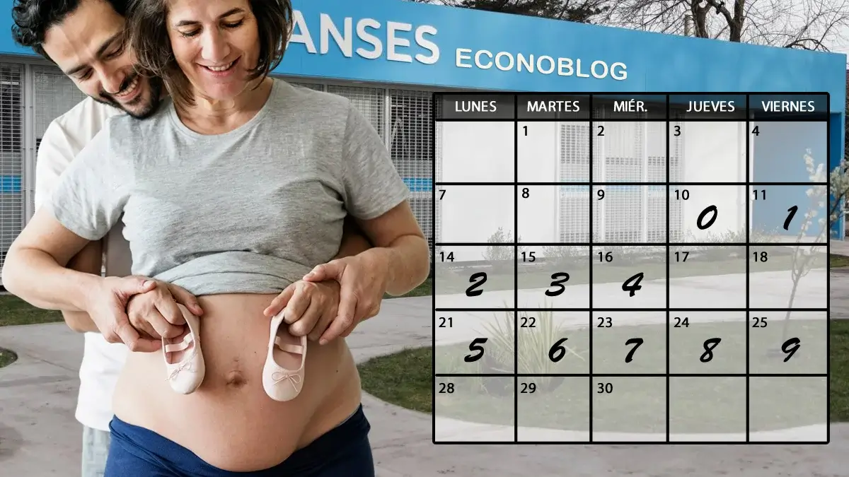 Fechas de cobro de asignación por embarazo en abril de 2025